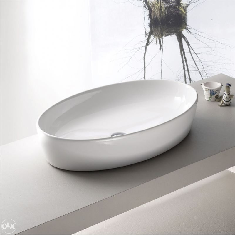 Umivaonik nadgradni 67x42 ONE bez rupe CeraStyle 83035 - Umivaonici ...