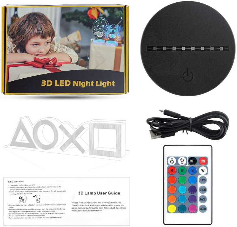 PS4 LED Icons Light - Dekorativna Lampa - Ostalo - OLX.ba