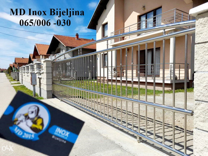 Inox ograda inoks ograde Bijeljina Zvornik Brčko Tuzla - Ograde - OLX.ba