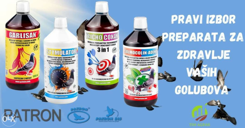 Preparati vitamini za golubove - Hrana za ptice - OLX.ba