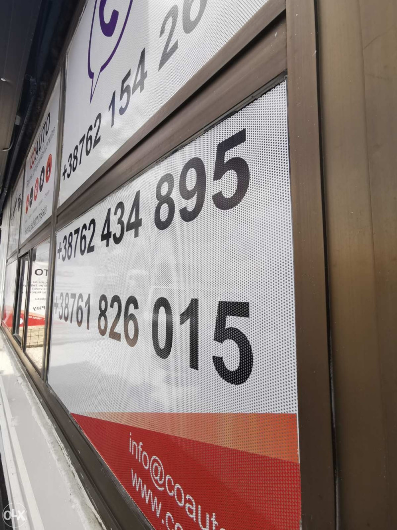 Šupljikava Rupičasta One Way Vision folija za stakla - Reklamne, grafo ...