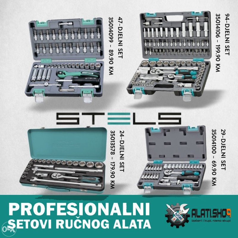 Stels set ručnih alata gedora ključeva bitova - Gedore i ključevi - OLX.ba