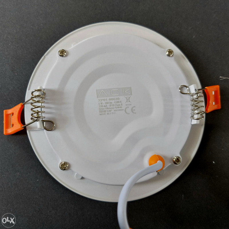LED Panel 6W UGRADNI KRUG 6500K ACK - LED rasvjeta - OLX.ba
