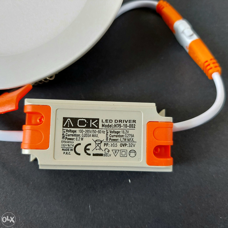 LED Panel 6W UGRADNI KRUG 6500K ACK - LED rasvjeta - OLX.ba