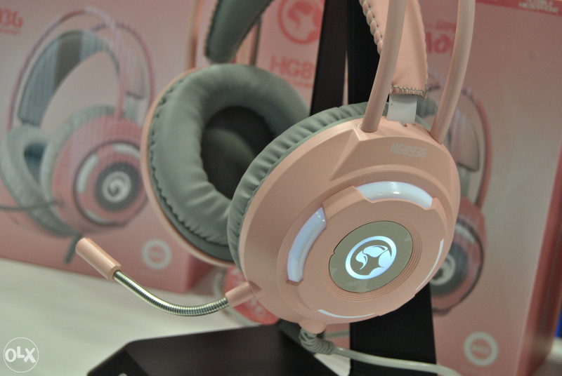 Gaming slusalice Roze MARVO HG8936 LED - Slušalice - OLX.ba