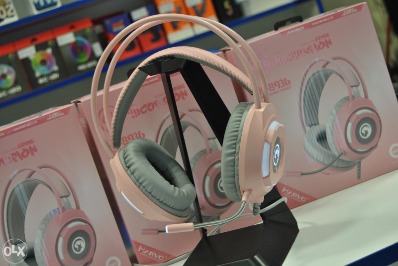 Gaming slusalice Roze MARVO HG8936 LED - Slušalice - OLX.ba