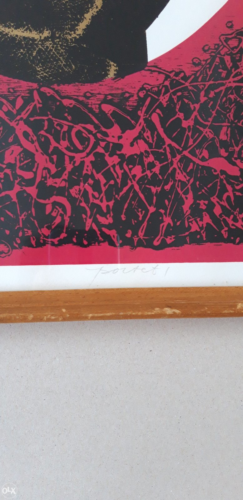 Esad Muftić - grafika "Portret" - Umjetničke slike - OLX.ba