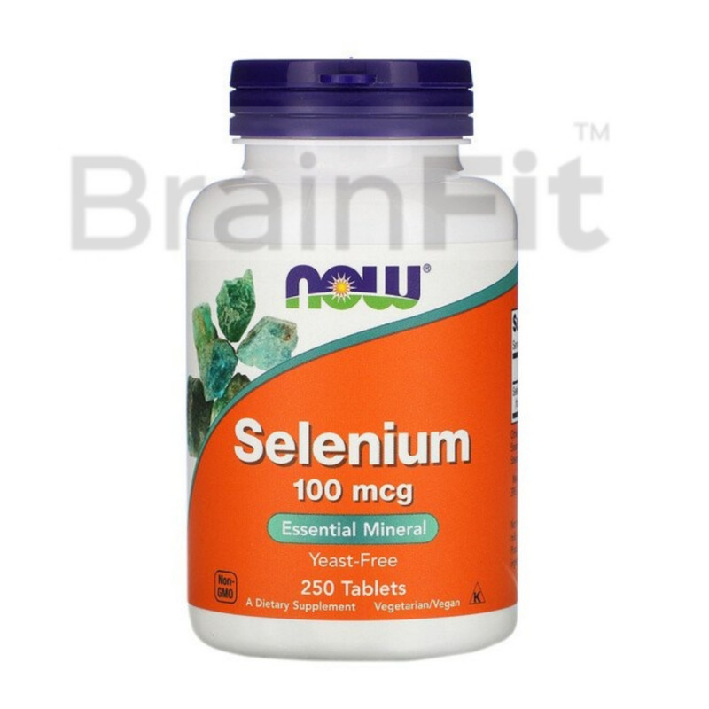 Selen, Selenium, Selenijum, Now Foods, 100 mcg, 250 tab - Suplementi ...
