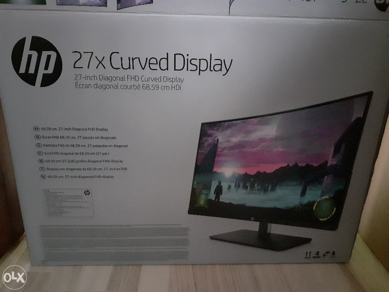 Gaming monitor HP 144Hz 27" inca (zakrivljeni) 1ms - Monitori - OLX.ba