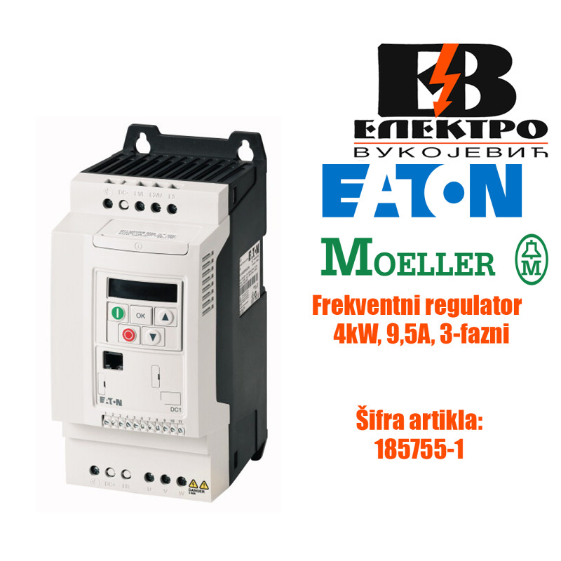 Frekventni regulator 4kW, 9,5A, 3-fazni, Eaton-Moeller - Ispravljači ...