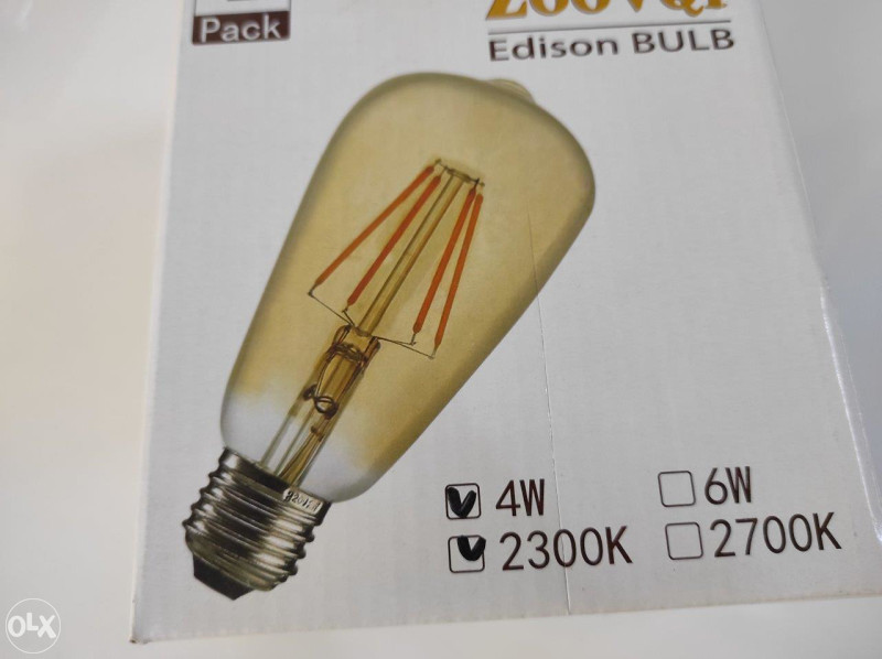 ZOOVQI 2 kom Vintage Retro Edison sijalice, 2300K E27 - Sijalice - OLX.ba