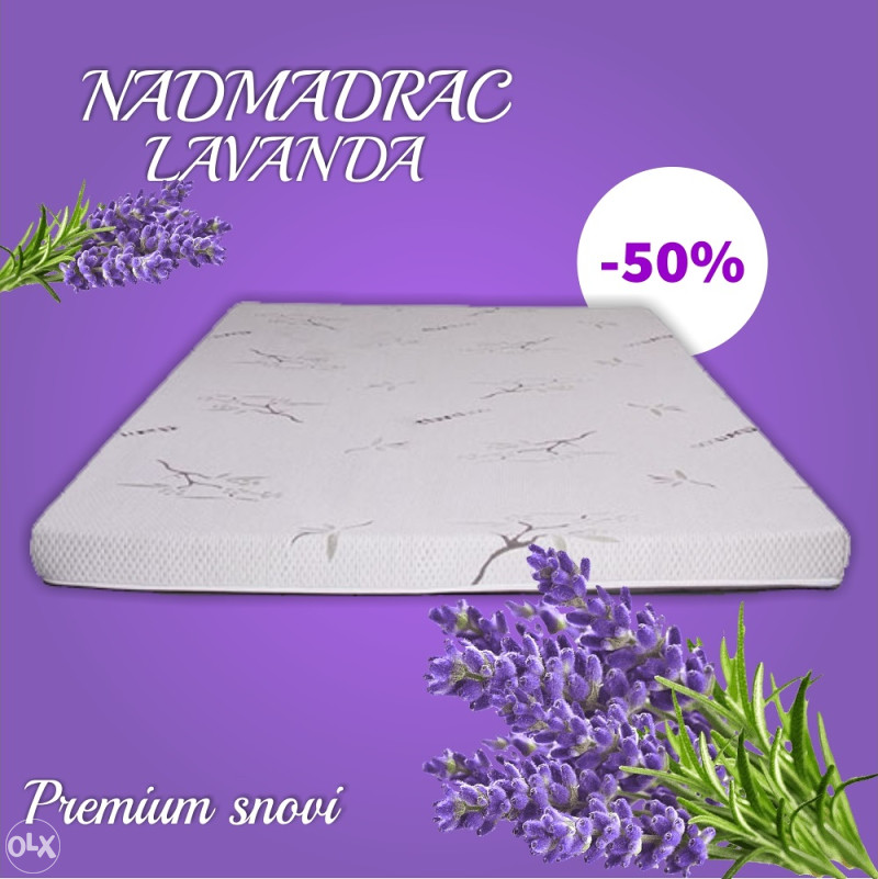 Nadmadrac Lavanda 4+1-160x200cm - Nadmadraci - Madraci - OLX.ba