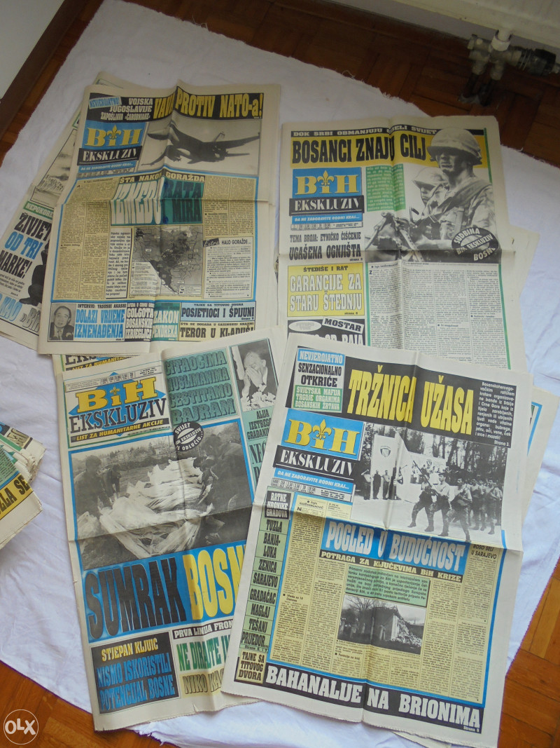 Stare ratne novine - Magazini - OLX.ba
