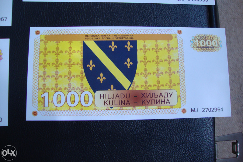 KULINI KOMPLET SERIJA - Novčanice - OLX.ba