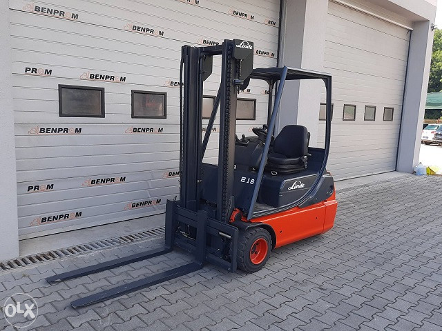 Viljuskar LINDE, Tip: E18C-02, Baterija: 2015 - Viljuškari - OLX.ba