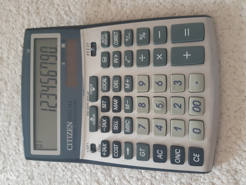 Kalkulator Citizen CCC-112 - Digitroni/Kalkulatori - OLX.ba