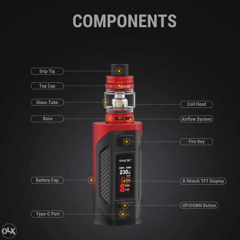 Vape SMOK Rigel 230W, vejp, nargila elektricna cigareta - Električne ...