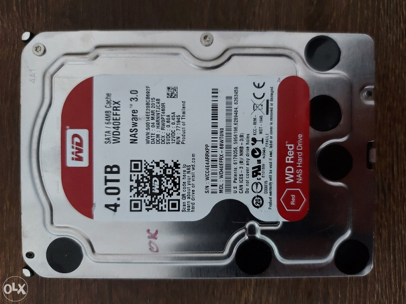 WD Red HDD 3,5 inča/4T - Hard diskovi (HDD) - OLX.ba