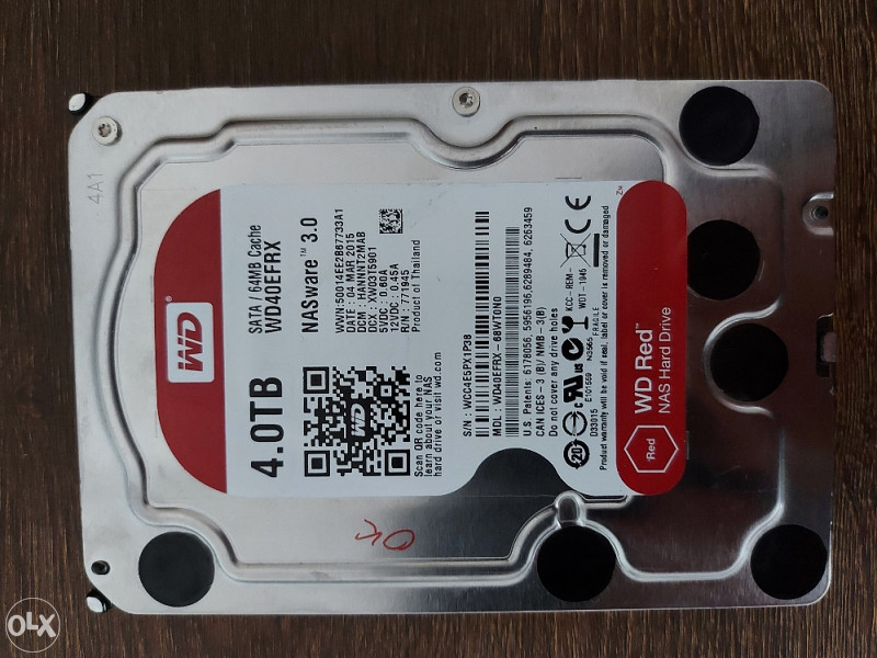 WD Red HDD 3,5 inča/4T - Hard diskovi (HDD) - OLX.ba