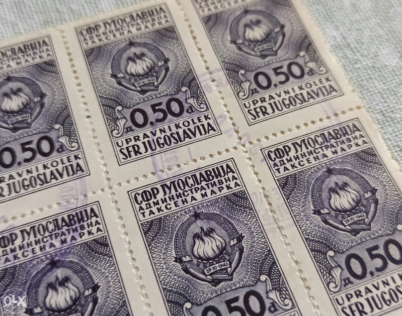 Pola dinara - poštanske markice SFRJ Jugoslavija - mark - Markice - OLX.ba