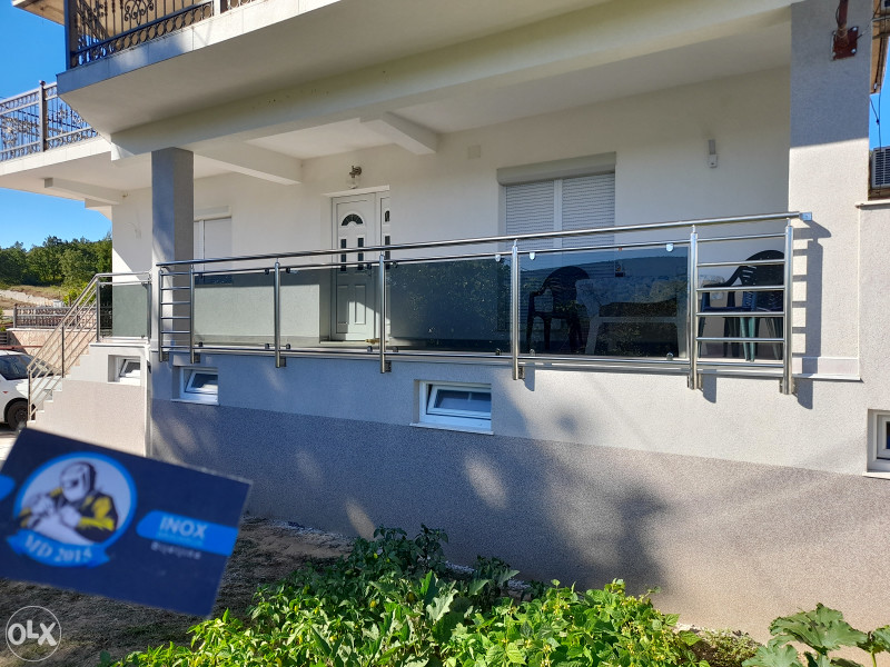 Prohrom inox inoks ograda staklo staklene ograde - Ograde - OLX.ba