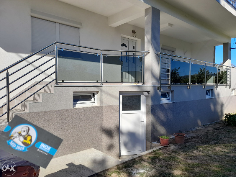 Prohrom inox inoks ograda staklo staklene ograde - Ograde - OLX.ba