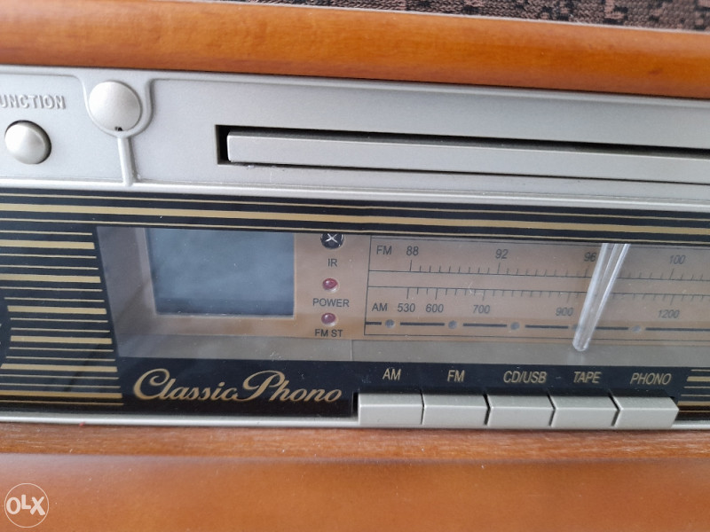 Gramofon Retro stil USB CD RADIO GRAMOFON - Gramofoni i ploče - OLX.ba