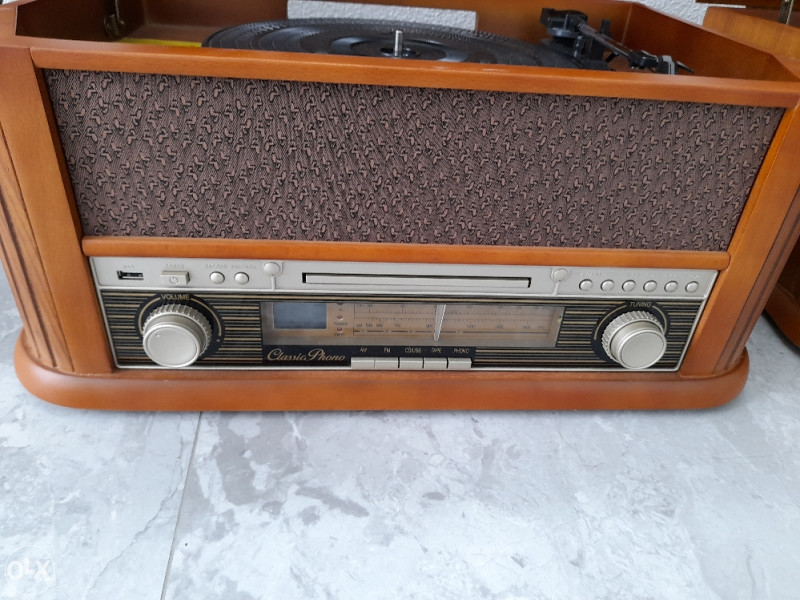 Gramofon Retro stil USB CD RADIO GRAMOFON - Gramofoni i ploče - OLX.ba