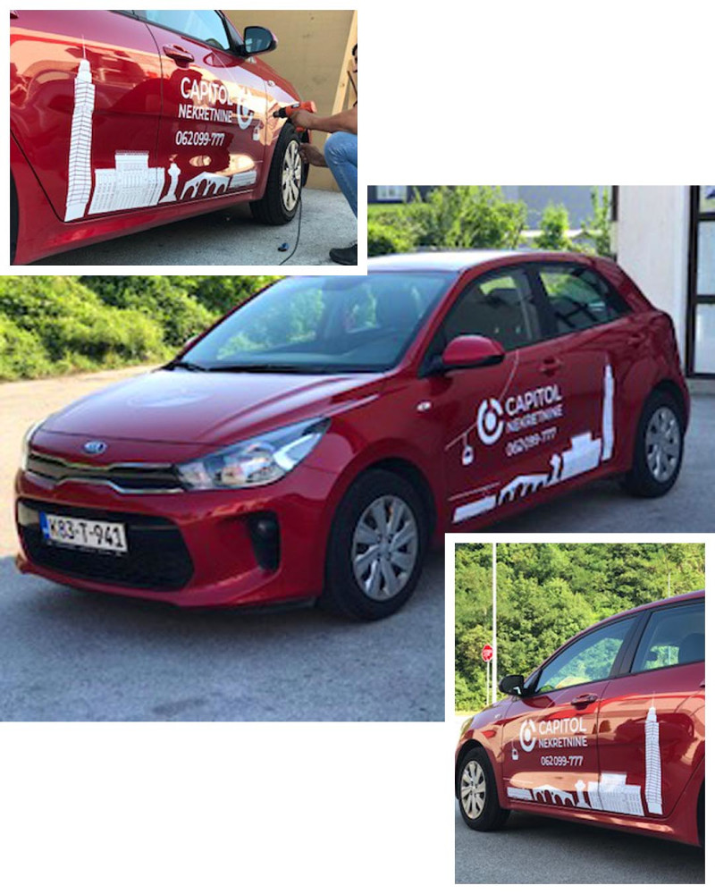 Brendiranje Vozila Auto Folije Reklame za Auta - Grafički dizajn i ...