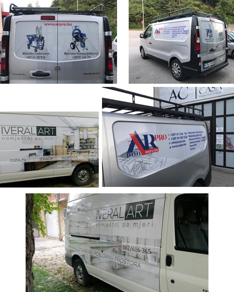 Brendiranje Vozila Auto Folije Reklame za Auta - Grafički dizajn i ...