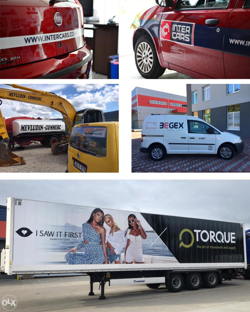 Brendiranje Vozila Auto Folije Reklame za Auta - Grafički dizajn i ...