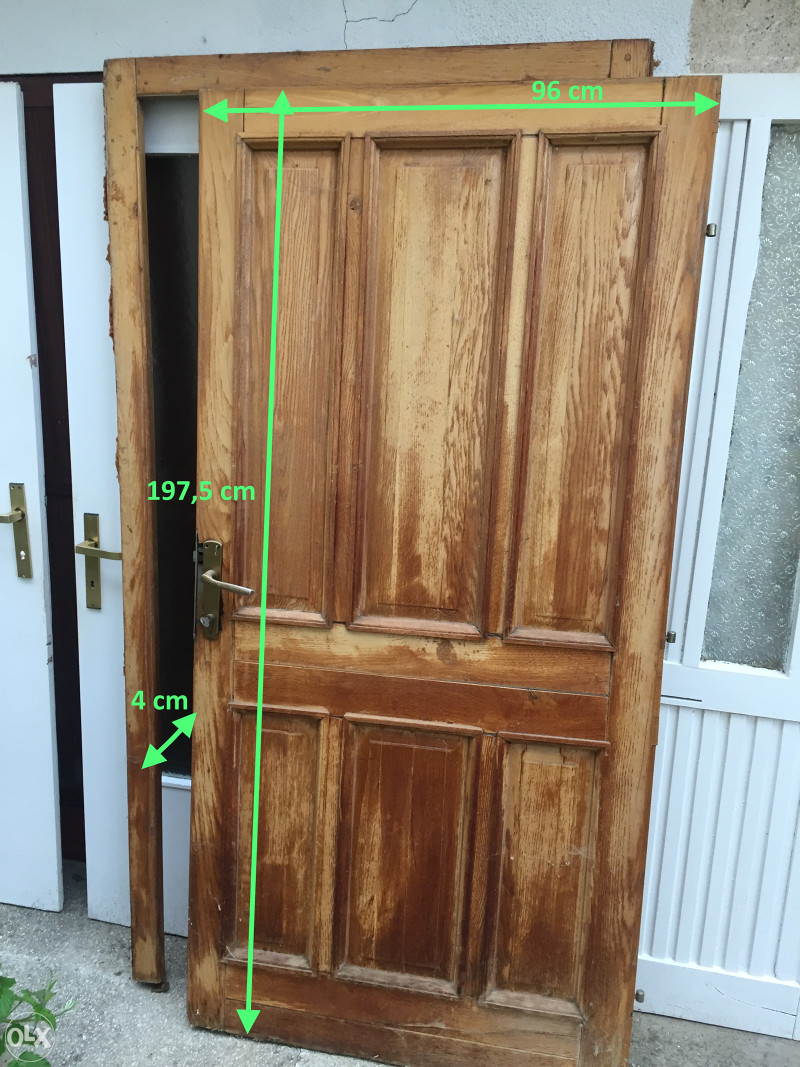 Hrastova ulazna vrata, polovna - Moj dom - Vrata - Sarajevo - Centar ...