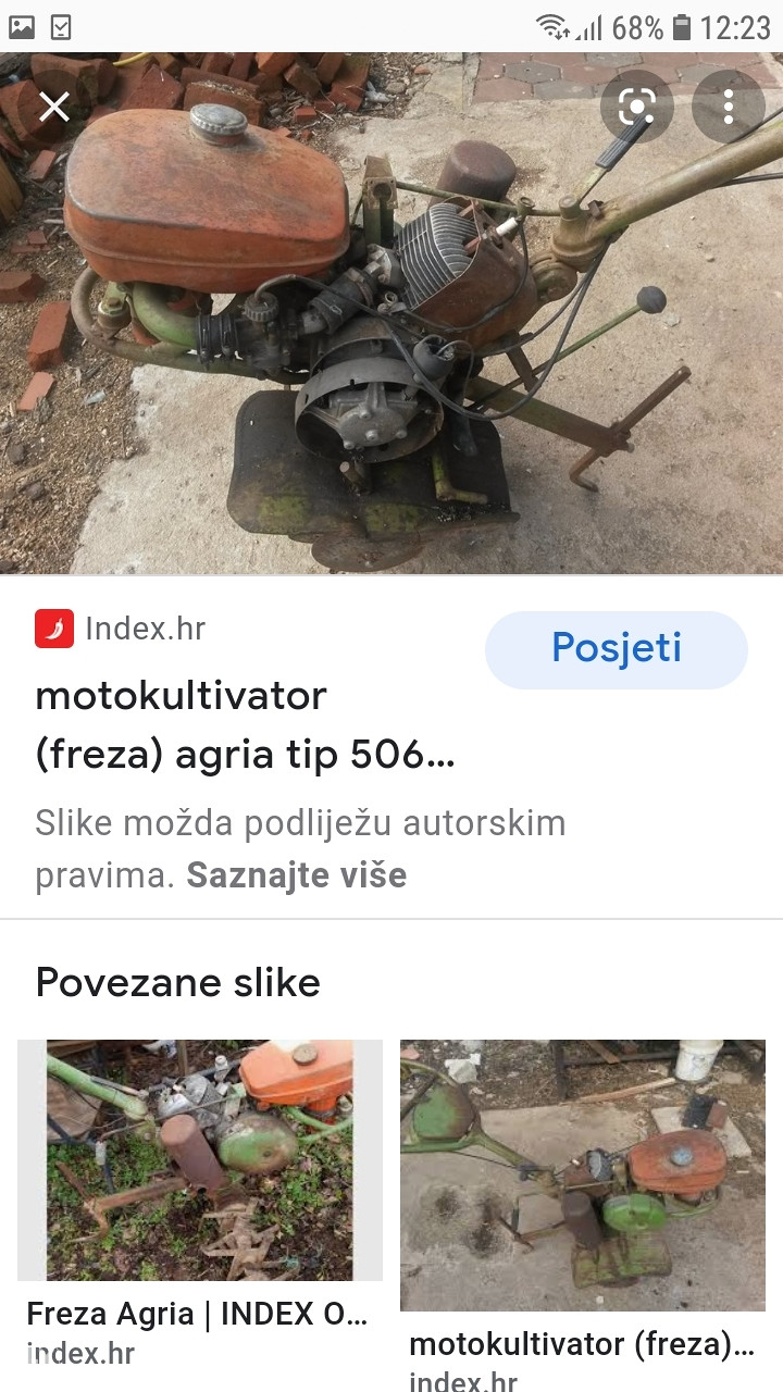 Masina,motor za frezu agriju - Motori (za motokultivatore) - OLX.ba
