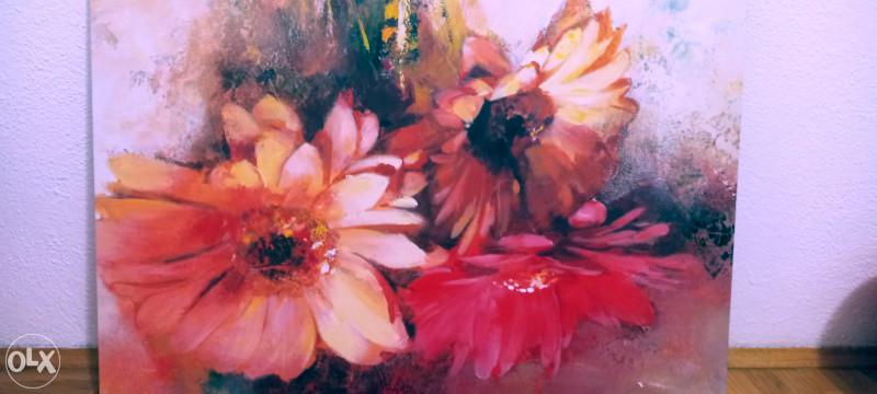 Canvas slika - cvijece- ruze 60x50 - Umjetničke slike - OLX.ba