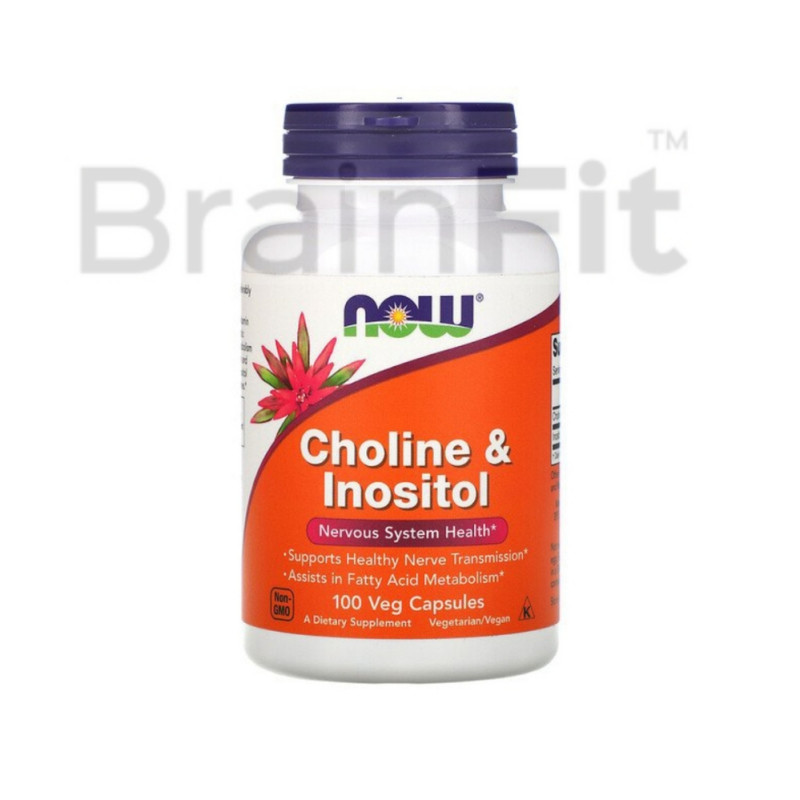 Choline, Inositol / Holin, Inozitol 100 kaps, Now Foods - Suplementi ...