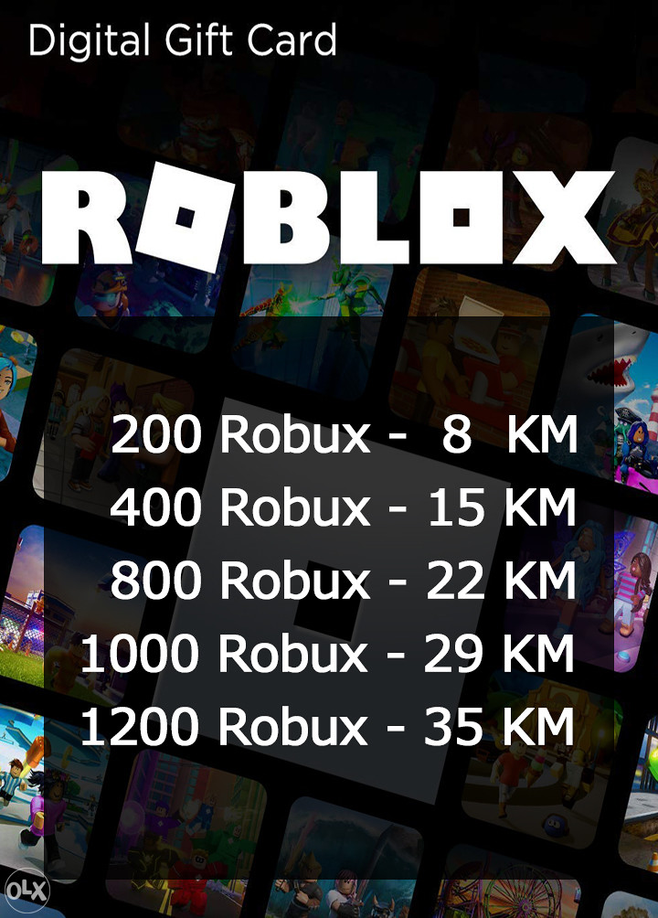 Robux 1000 - Robuks Dopuna - Roblox Gift Card - Ostalo - OLX.ba
