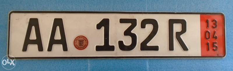 STARE TABLICA,TABLICE NJEMAČKA - Tablice za vozila - OLX.ba