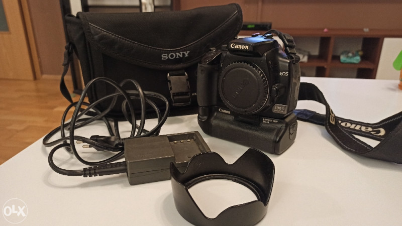 Canon 400d + grip + torba - Baterije za kamere i fotoaparate - OLX.ba