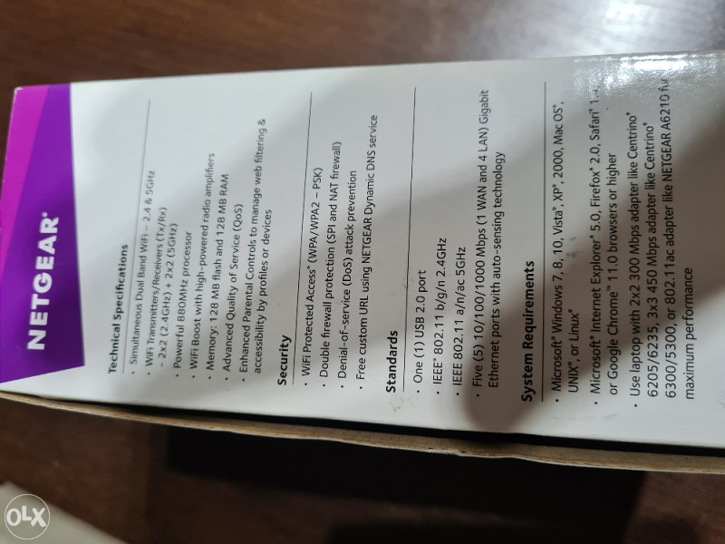 RUTER NETGEAR AC1200 *R6220-100PES* - Router - OLX.ba