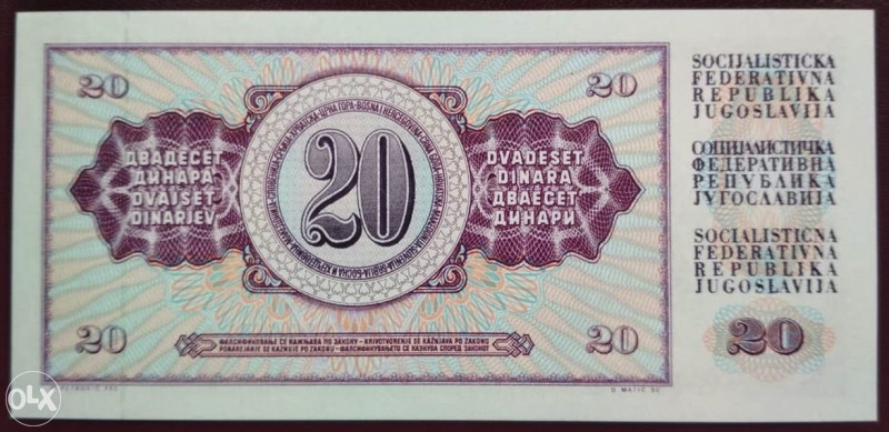 YU - 500 dinara - 1981 - UNC - serija ZA - Novčanice - OLX.ba