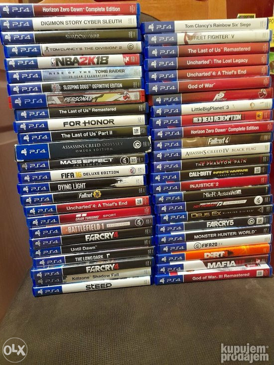 PS4 IGRE NOVE I POLOVNE *sve igrice na jednom mjestu* - Igre - OLX.ba