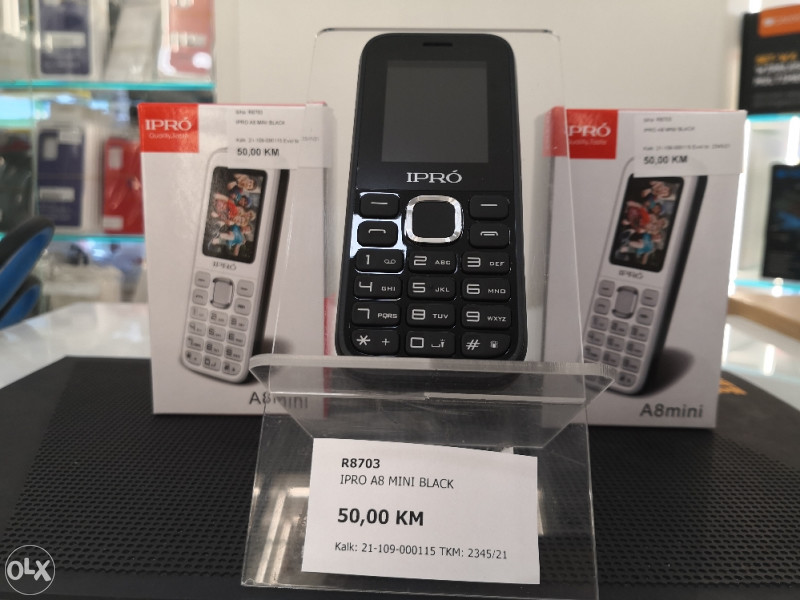 IPRO A8 MINI TELEFON NA TIPKE!! NAS JEZIK!! - Mobiteli - OLX.ba
