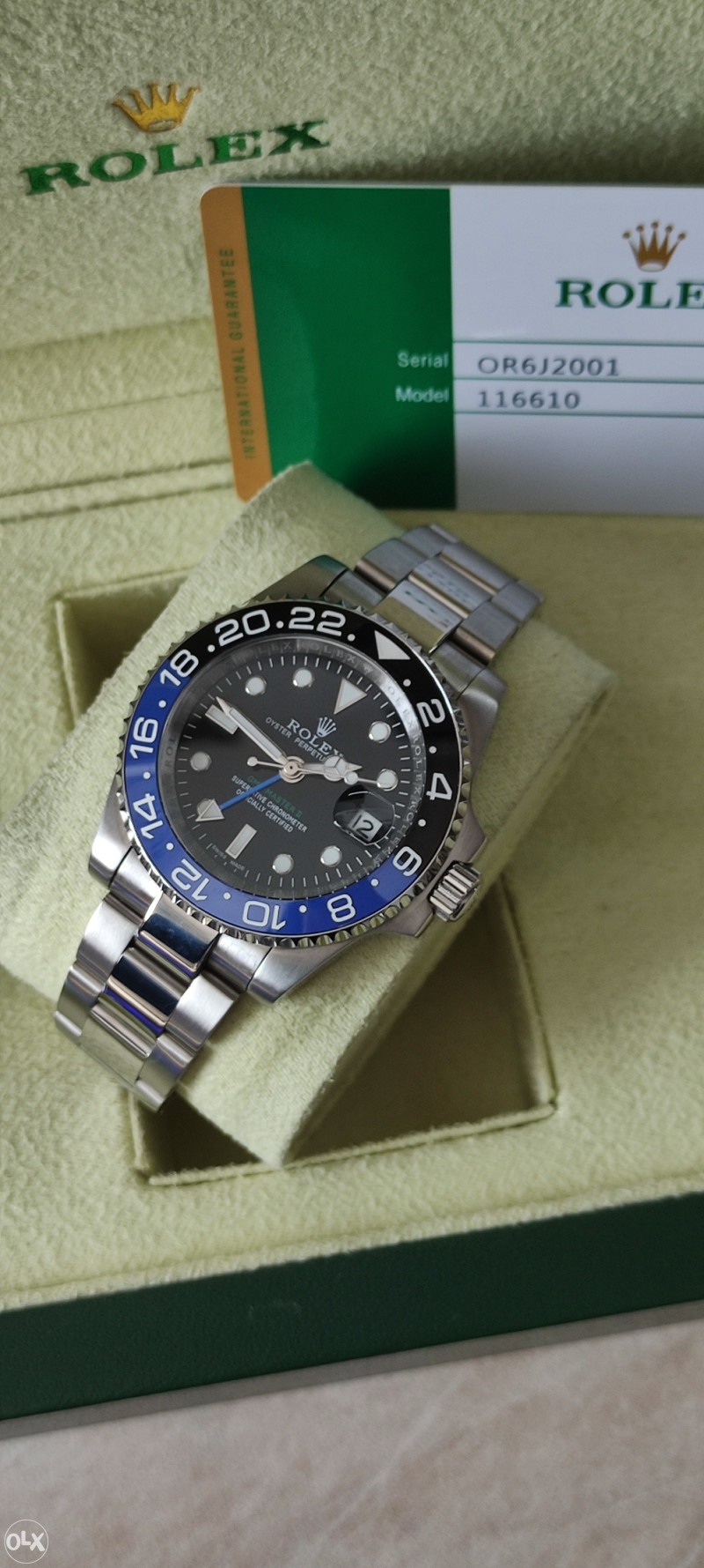 MUŠKI SAT ROLEX GMT MASTER II BATMAN - Ručni Satovi - OLX.ba