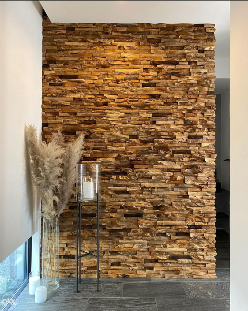 Drvene zidne obloge - mozaik i letvice - Zidne dekoracije i tapete - OLX.ba