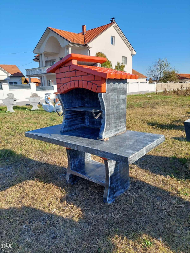 Rostilj gril betonski pecenjara betonska galanterija - Betonska ...