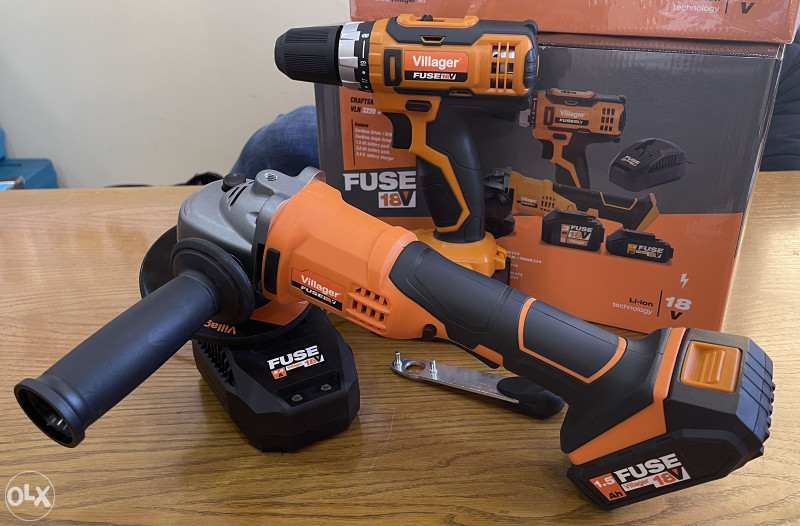 SET AKU BUSILICA I BRUSILICA 18V VILLAGER - Bušilice - OLX.ba