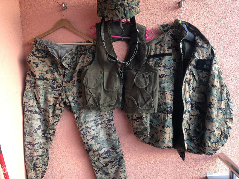 Vojni lot OS BIH vojska uniforma uniforme - Kolekcionarstvo - Vojna ...