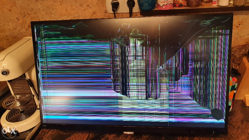 Philips 27" 4K monitor RAZBIJEN PANEL! - Monitori - OLX.ba