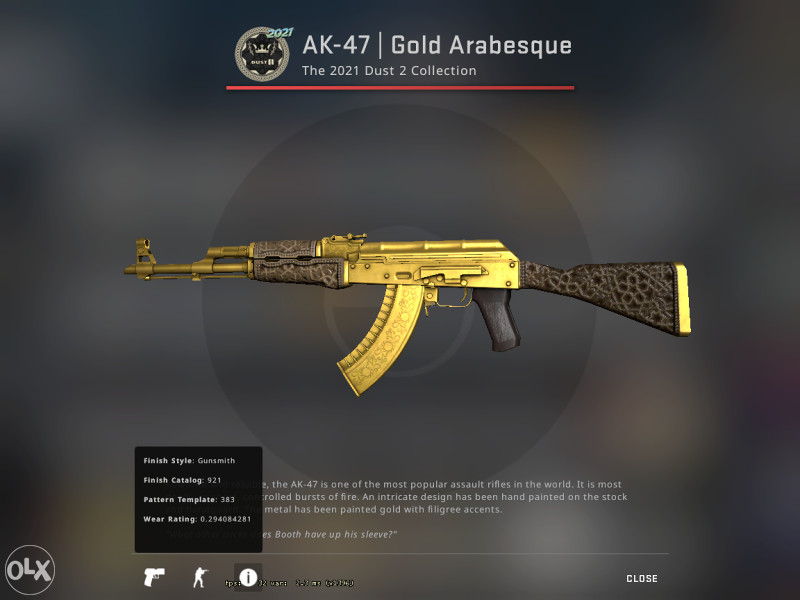 AK-47 | Gold Arabesque CSGO skin - Ostalo - OLX.ba