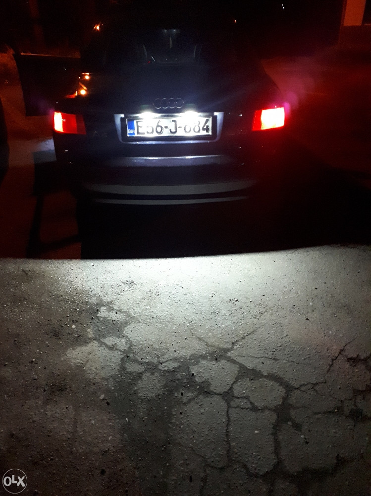 Auto led kucista tablica, kuciste za tablice Audi - Svjetla tablica - OLX.ba